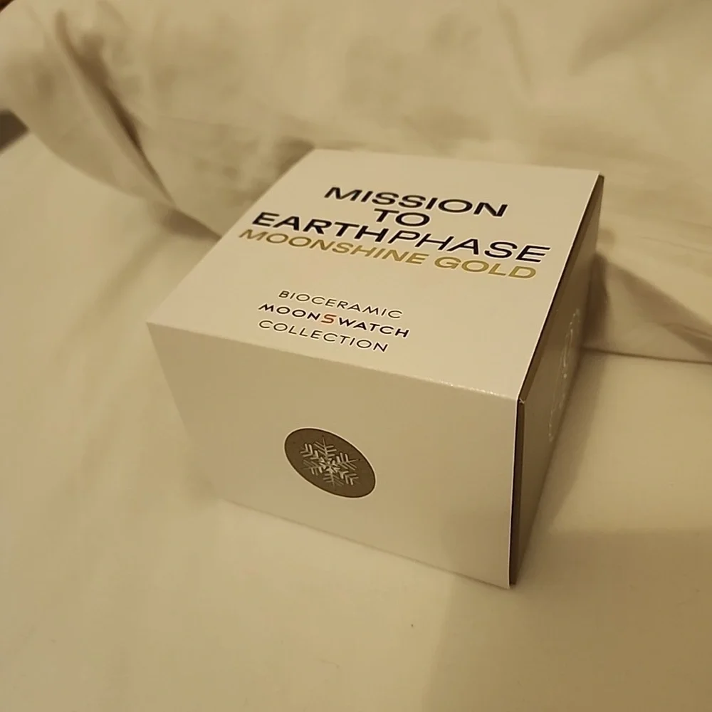 Swatch | Accessories | Swatch Mission To Earth Phase Moonshine Gold ...